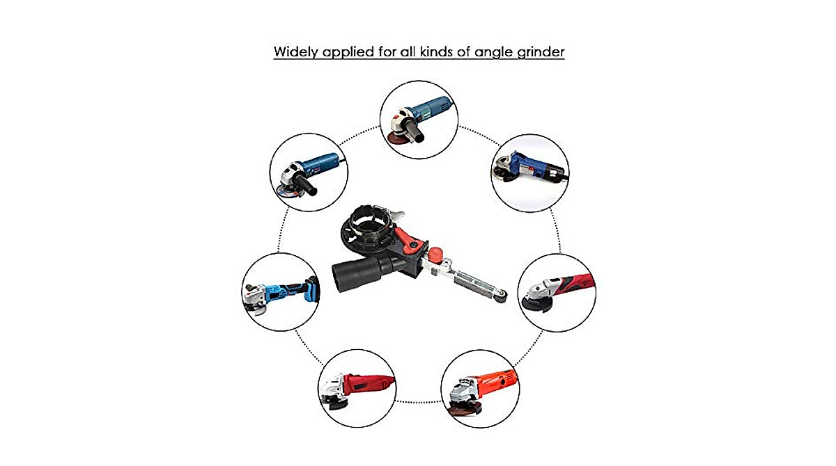 VISLONE Belt Sander Adapter for 4.5" and 5" Grinders