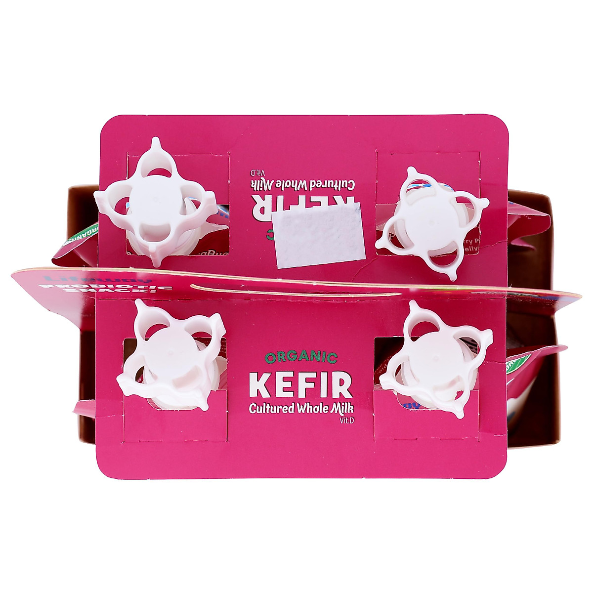 Lifeway Probugs Organic Kefir, Goo-Berry, 3.5 Ounce, 4-Pack