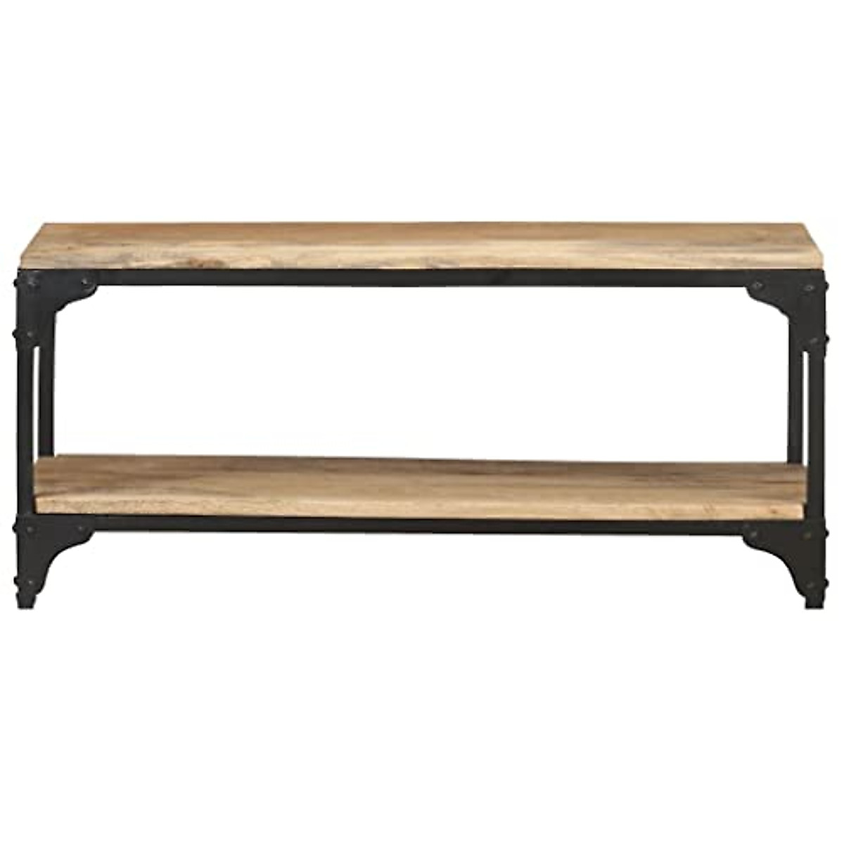 Coffee Table,Couch Table,Rustic Table,Side Table,Farmhouse Table,Living Room Table,Console Table,Vintage Style,Accent Table,for Home,Office,Living Room,Dining Room,35.4"x11.8"x15.7" Solid Mango Wood