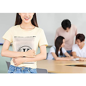 HOLLP Alphabet Book Cover A/C/J/K/M/Letter Initial Waterproof Zipper PouchInitial English Book Sleeve(K-Book Sleeve)