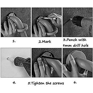 Bathroom Grab Bar Handrail Bath Handle Grab Bar Shower,Safe Non-slip Accessible Bathroom Handrails, Bathtub, Shower,Toilet,Kitchen Grab Bar Bathtub Handle