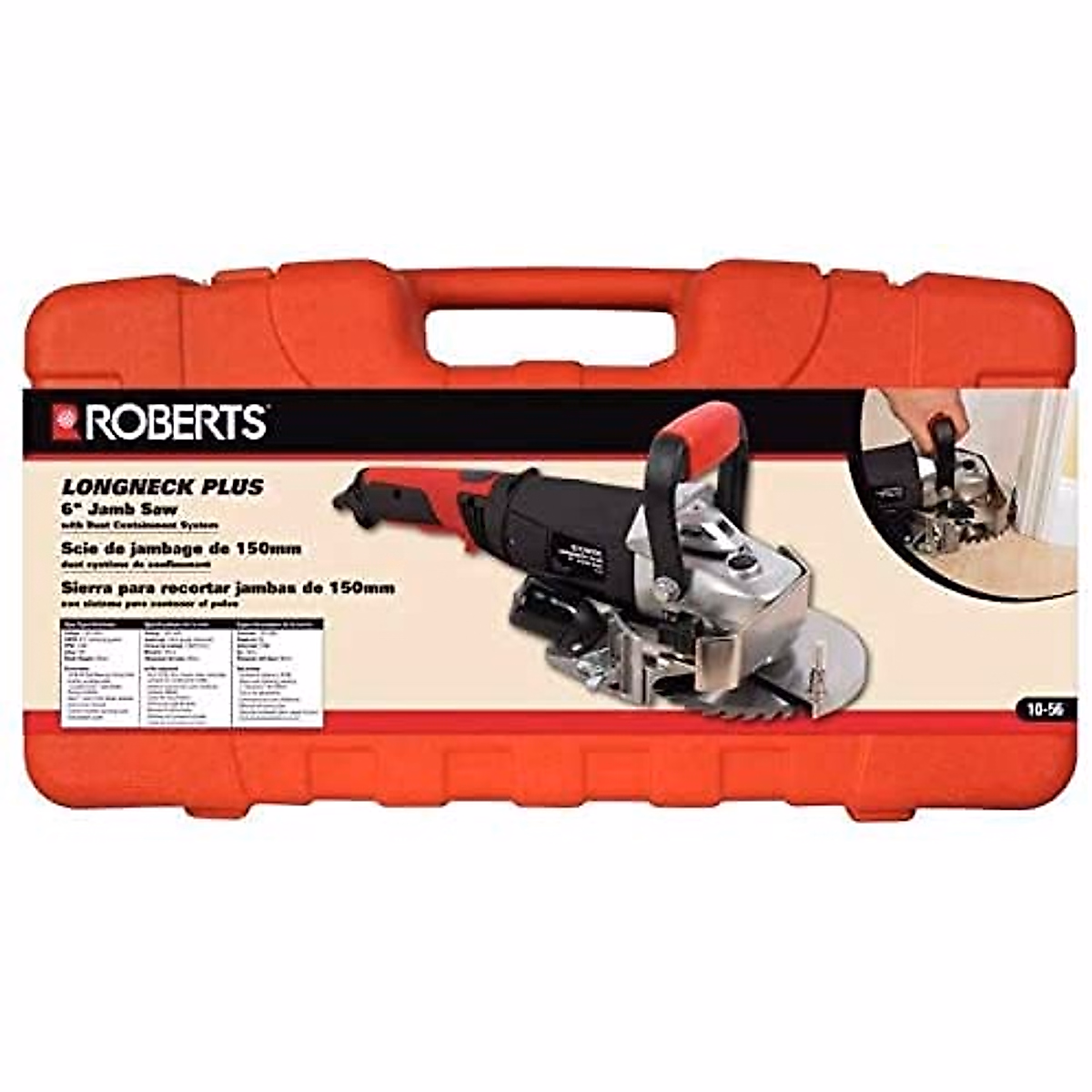 NEW QEP ROBERTS 10-56 ELECTRIC 6" LONGNECK JAMB SAW KIT WITH CASE