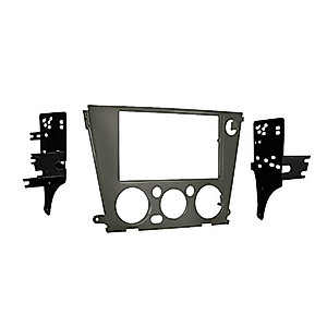 Metra 95-8901 Double DIN Dash Kit for Subaru Legacy and Outback 2005-2009 (Black) & 70-8901 93-94 Subaru Impreza Vehicle Harness