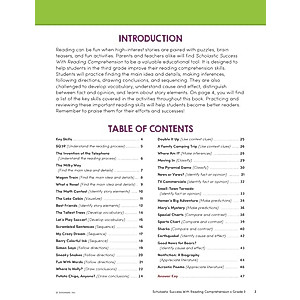 Scholastic Success with Reading Comprehension Grade 3 Workbook