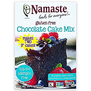 Namaste Foods, Gluten-Free Chocolate Cake Mix, Allergen-Free, 26-Ounce Boxes (Pack of 6)