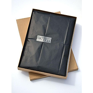 RUSPEPA Gift Wrapping Tissue Paper - Tissue Paper for Gift Wrap, Art Crafts, DIY, Pack Bags, Birthday, Wedding and More - 15 x 20 inches - 480 Sheets - Black