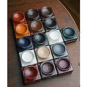 SAPHIR Medaille d'Or Pommadier Cream 75ml – Natural Cream Leather Shoe Polish, Leather Conditioner for Boots, Handbags - Black