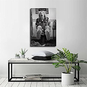 HHGaoArt Dumb and Dumber Bathroom Art Funny Movie Poster Harry on The Toilet Humor Picture Canvas Prints Restroom Painting Unframed (16x24inch,Dumb-08)