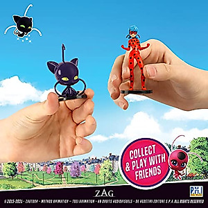 P.M.I. Miraculous Ladybug Designs Topeez | 8 Miraculous Ladybug Topeez Out of 16 Designs in 1 Pack | 6 Topeez and 2 Rare Hidden Mystery Topeez (Assortment B)