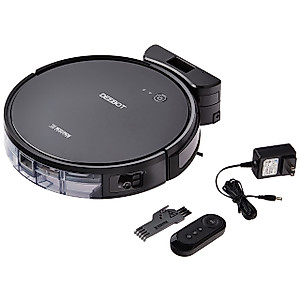 ECOVACS DEEBOT 601 Robotic Vacuum Cleaner with App Control, for Carpet & Optimized for Hard Floor, Max Mode, Quiet, Scheduling, Auto-Charging, Pet Friendly, Works with Amazon Alexa & Google Assistant