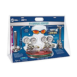 Miller Electric Gas Welding Outfit,Propane,CC509P,WH100 (MB54A-510LP)