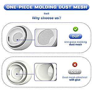 6 Pairs Airpod Pro Ear Tip Noise Cancellation, Replacement Ear Tips for Airpods Pro 2 with Case, Soft Silicone Earbuds Tips for Long Time Use, White, S/M/L (White)