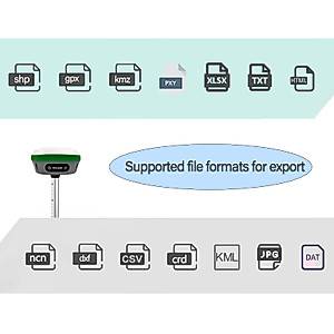 SMAJAYU R26 V1 IMU RTK GNSS Survey Equipment with Rover,Base and Handheld Collector Surveying Software Complete for Construction and Geodetic Surveying or Layout Planning Centimeter-Level Measurement