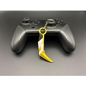 MING XING SHENG Game Valorant Keychain, Prime 2.0 Karambit Knife Keychain, Varlor Keychain gold Claw Knife