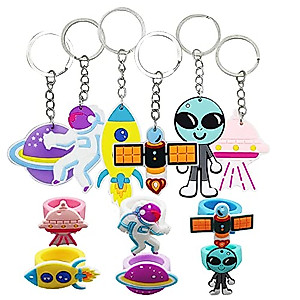 62 Pcs Outer Space Themed Party Favors for Kids, Birthday Gift Party Supplies for Boys Girls, Classroom Prizes, Treasure Box Toys, Pinata Stuffers Goodie Bags Filler, Carnival Prizes