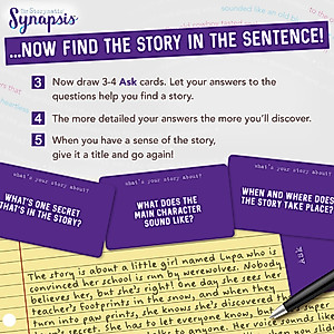 Storymatic Synapsis – Creative Writing Prompts for Adults and Young Writers – Storytelling Game