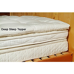 Holy Lamb Organics Wool Mattress Toppers (King Deep Sleep Topper)