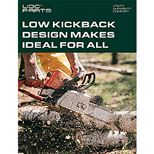 UDC Parts 18-Inch Chainsaw Chain / 3 Pack / S62 / .050 Gauge 3/8" LP pitch 62 Drive Links/Fits Husqvarna Echo Poulan Kobalt Craftsman and more