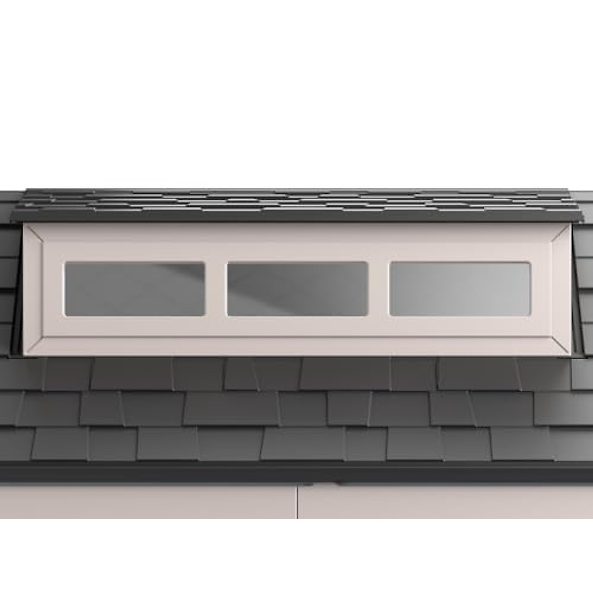 Rubbermaid Large Resin Outdoor Storage Shed With Floor (7 x 7 Ft.), Weather Resistant, Brown, Organization for Home/Lawn Mower/Backyard Equipment/Bike Storage/Pool Supplies