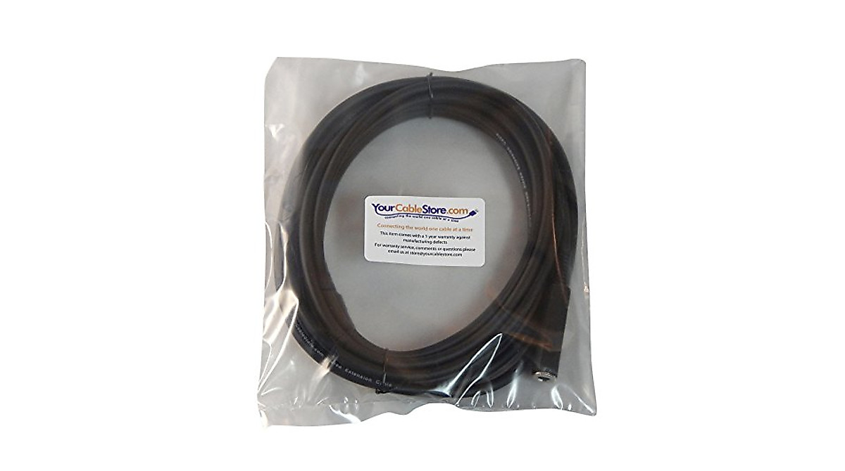 Your Cable Store 15 Foot Stereo Extension Cable - Reliable Audio Extension