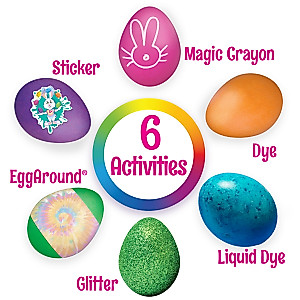 PAAS Easter Egg Decorating Bundle, Includes 1 Deluxe Kit, 1 Cosmic Egg Dying Kit, and PAAS Whiskers for Easy Egg Dying, Food Safe Dye for Family Easter Activity (3 Piece Bundle)