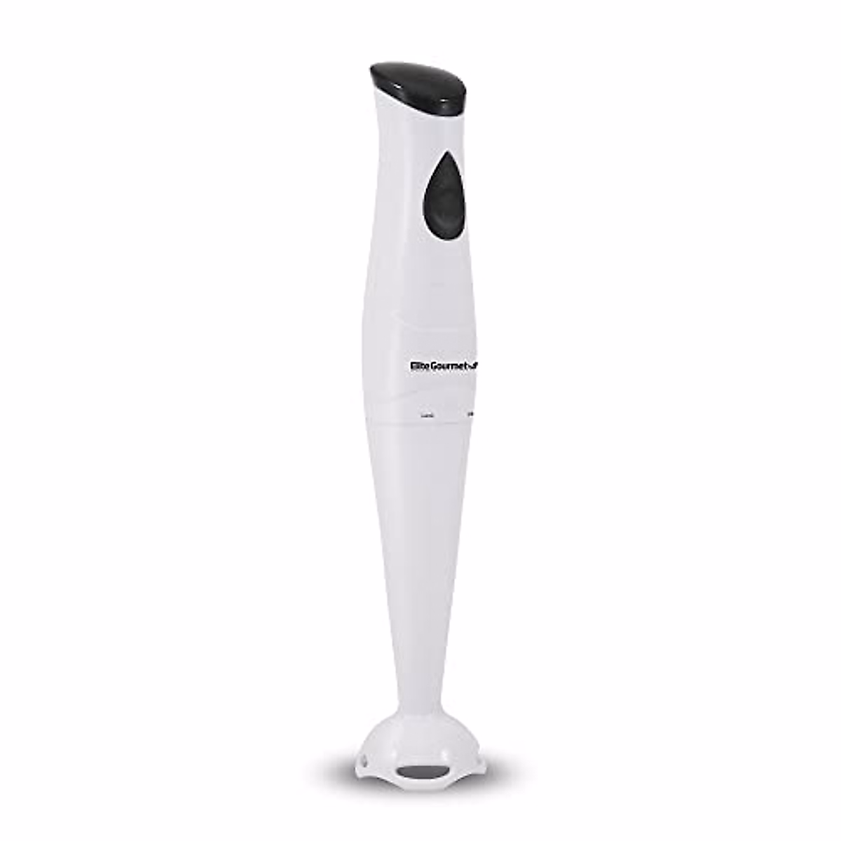 Americana Collection Elite EHB-2425X# Electric Immersion Hand Blender, Mixer, Chopper, 1-Touch Control Soups, Sauces, Baby Food, Removable Blending Stick, 150 Watts, White