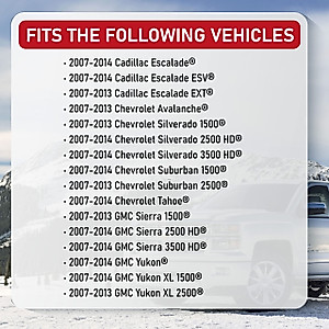 Cabin Air Filter Retrofit Kit - Compatible with Chevy, Cadillac and GMC Vehicles - Silverado, Sierra, Yukon, Tahoe, Suburban, Avalanche, Escalade - Replaces 259-200, 22759203, 103948, 22759208