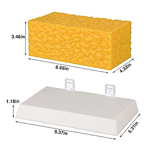 SimCoach Human Body Fat Replica 5 Lbs, Keep Fit & Weight Loss Motivation & Reminder, Silicone Human Fatty Tissue Demonstration Model for Nutritionist, Athlete