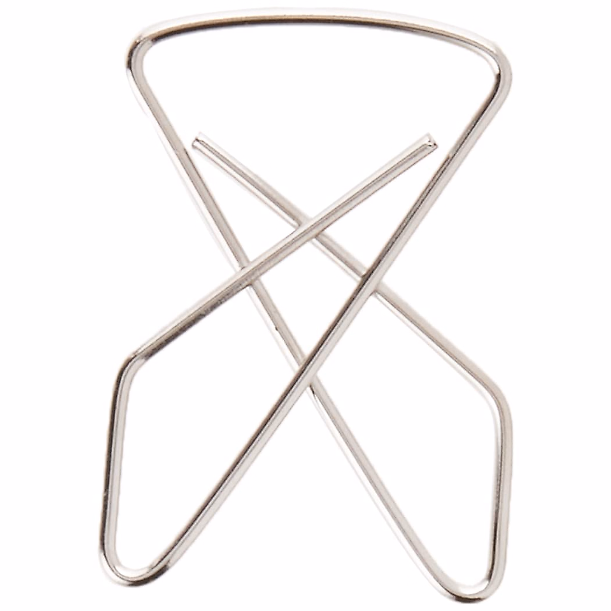 ACCO Ideal Butterfly Paper Clamps, Steel Wire, Small 1.5 Inch Size, 100 Sheet Capacity, Silver, 50 Clamps per Box (A7072620)