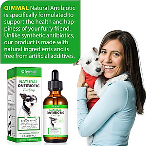 2 Pack Natural Antibiotics for Dogs - Pet Antibiotic - Healing Aid and Skin Repair for Wounds, Sores, and Abrasions, Provides Itch Relief for Irritated Skin - Duck Flavor