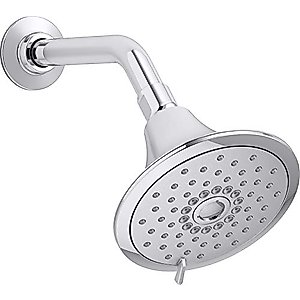 Kohler 22169-CP Forte Showerhead, Polished Chrome