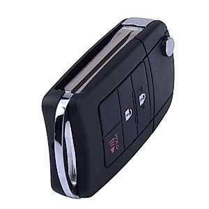 beler 3 Buttons Remodel Remote Flip Folding Key Shell Case Cover Fit For Toyota RAV4