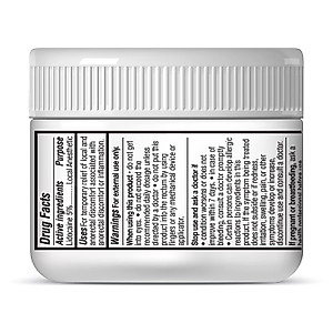 Myderm Medical 5% Lidocaine Numbing Cream, 3 Jars (1.5oz Each) 5% Topical Cream with Vitamin E for Relief from Swelling, Itching, Burning - Made in The USA