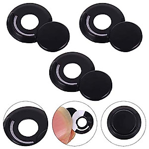 SOLUSTRE Tableta 3pcs Smartphone Universal Protects Phone Cap, Camera Thin Black Computer Peeping Mini Laptop Anti Covers Camera, Webcam Tablet Ultra Anti- Your Notebook Computer Tablet
