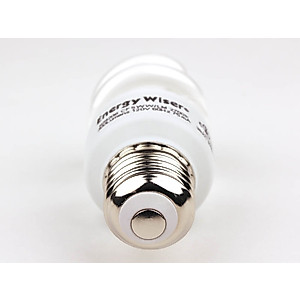 Bulbrite 509206 CF5W LM 5W Low Mercury Compact Fluorescent T2 Coil with Medium Base, 25W Equivalent, Warm White, 1 Count (Pack of 1)