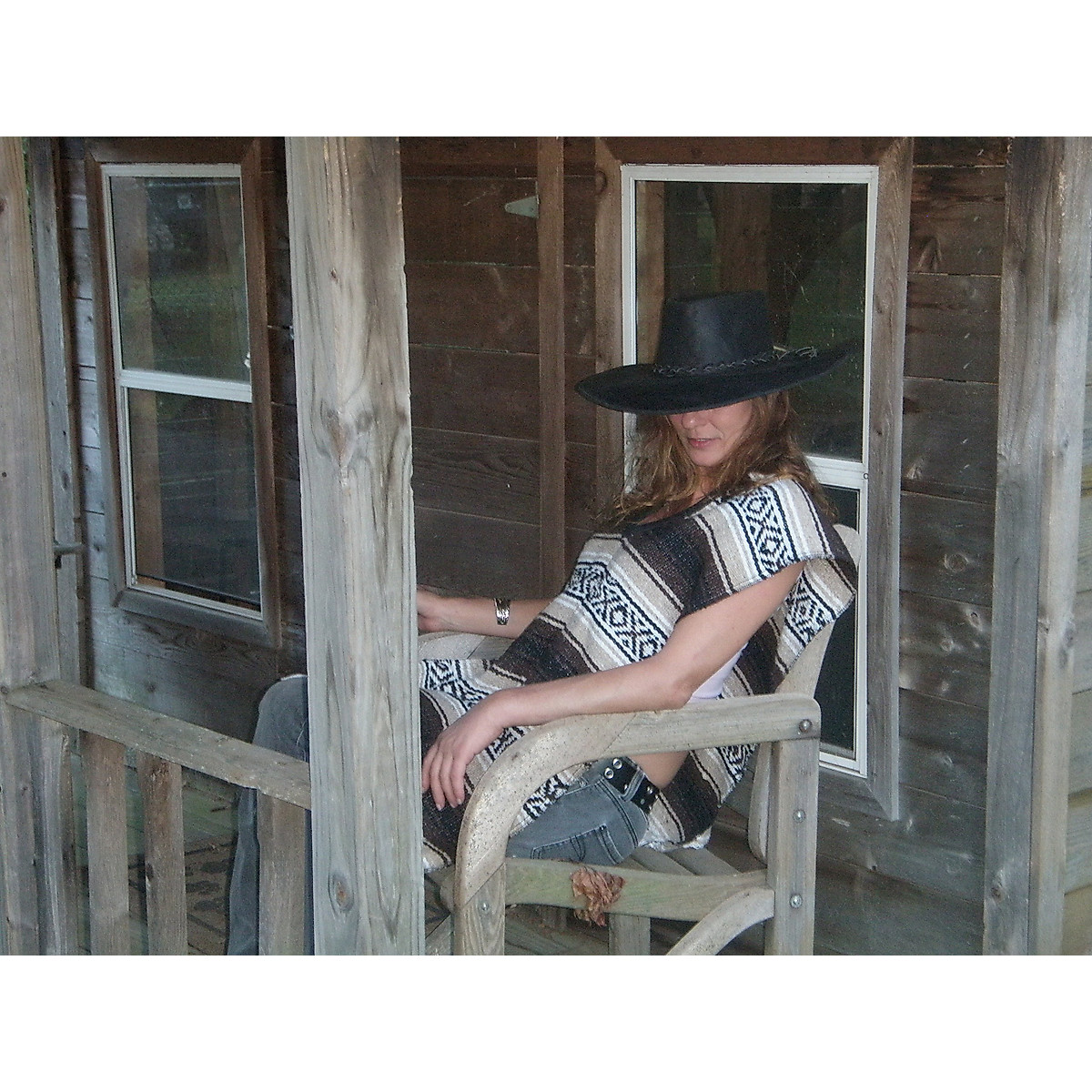 Sharpshooter High Plains Drifter Clint Eastwood Bounty Hunter Black Leather Hat