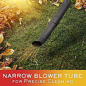 Mueller UltraStorm Cordless Leaf Blower, 20 V Powerful Motor, Electric Leaf Blower for Lawn Care, Battery Powered Leaf Blower Lightweight for Snow Blowing (Battery & Charger Included)