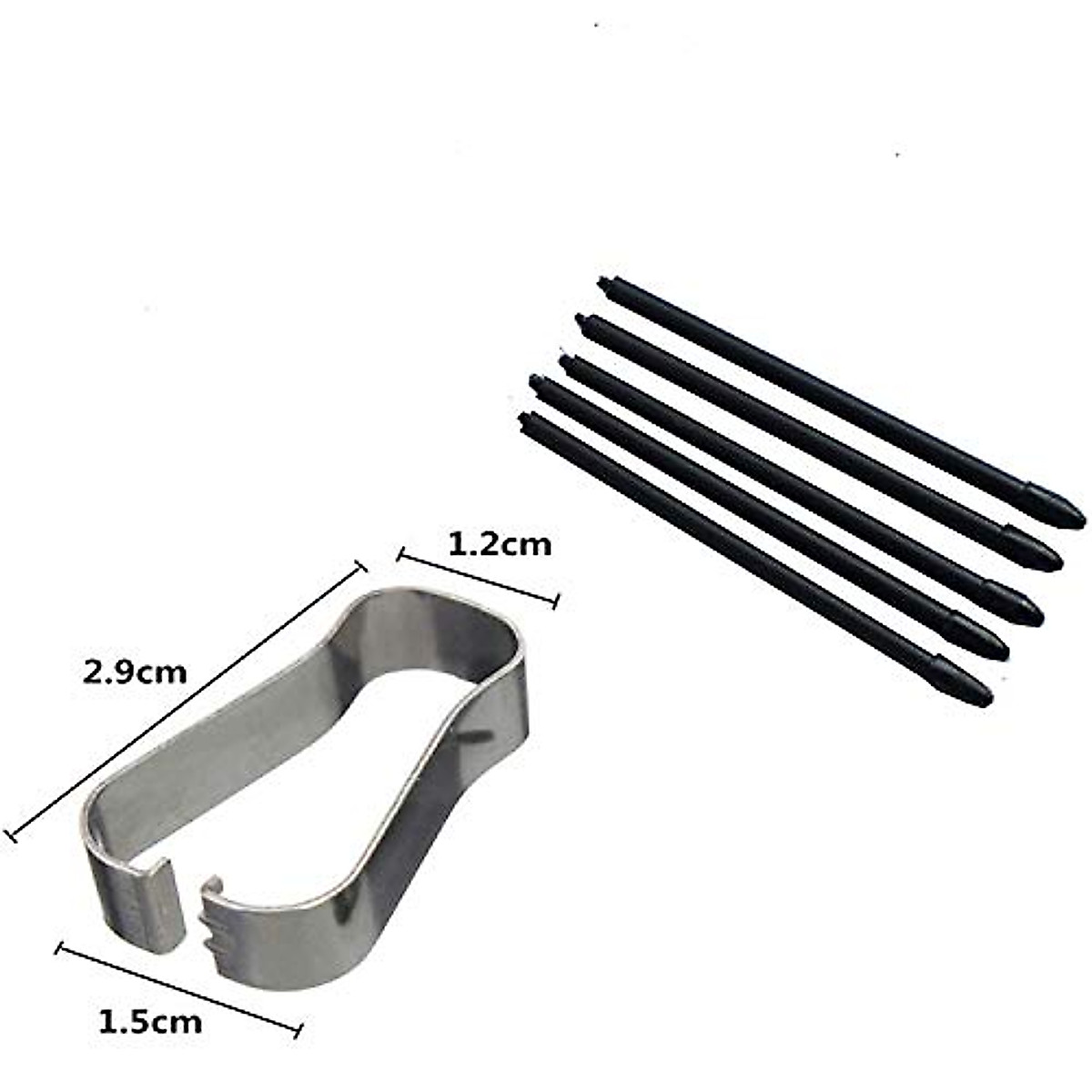 2PCS Galaxy Note 8 Pen Replacement Stylus Touch S Pen for Samsung Galaxy Note8 N950 Stylus Touch S Pen OEM+Tips/Nibs+Eject Pin (Black)