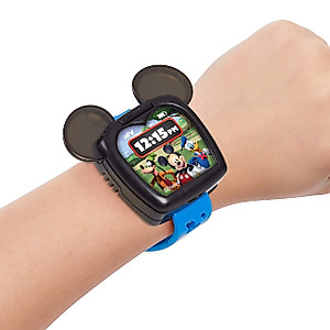 Disney Junior Mickey Mouse Funhouse Toy Watch for Kids with Lights and Sounds, Officially Licensed Kids Toys for Ages 3 Up by Just Play