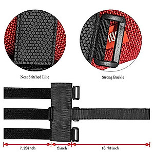 Upgraded Portable Speaker Mount for Golf Cart Railing Bike,TOOVREN Wireless Bluetooth Speakers/Water Bottle Holder Adjustable Strap fit Most Speaker,Golf Cart Accessories Applicable to Rail/Cross bar