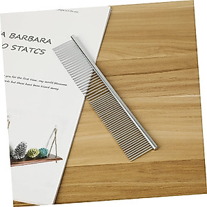 Mipcase 12 Pcs Pet Grooming Comb Set Cat Grooming Combs Angel Eyes for Dogs Indoor Cat Comb Cat Dematting Tools Dog Tear Stain Remover Pet Cat Pet Groom Tool Dog Eye Wipes Stainless Steel