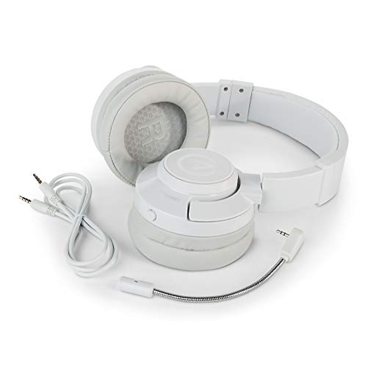PowerA Fusion Wired Stereo Gaming Headset with Mic for PlayStation 4, Xbox One, X, Xbox One S, Xbox 360, Nintendo Switch, PC, Mac, VR, Android, and iOS - White - Xbox 360; Xbox
