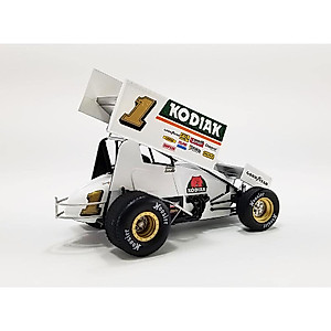 Winged Sprint Car #1 Swindell Kodiak Special National Sprint Car Hall of Fame and Museum World of Outlaws 1987 1/18 Diecast Model Car by Acme A1809524