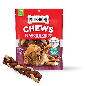 Milk-Bone® Chews Flavor Braids Medium/Large Long Lasting Dog Chews — Steaky Steaky Eggs and Bac’y!