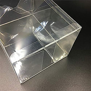 PUDXLRE VERSAINSECT oose Clear Plastic Strong Pop Protectors Compatible with 4-inch Funko Pop Figures, Crystal Clear, Auto-Locking Tab and Heavy Duty Acid Free w/Protective Film (20 Pack)