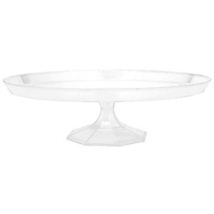 Amscan 438196.86 Clear Dessert Stand Medium, 1 piece