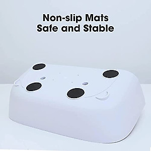 CATLINK Ramp, Compatible with All Catlink Self Cleaning Cat Litter Box, Easy Entry for Elder Cats, Kitten and Cats with Limited Mobility, Traps Mess from Box and Paws (White)