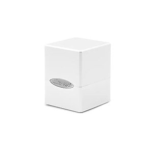 Ultra Pro E-15584 Satin Cube Deck Box-Arctic White