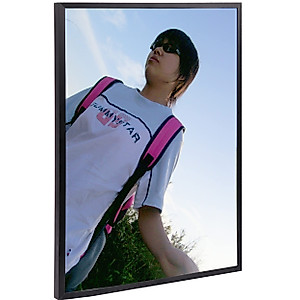 Aynoo 16x20 Poster Frame Black, Display Picturess 16x20 Metal Picture Frame,Aluminium Industries Studio Gallery Frame
