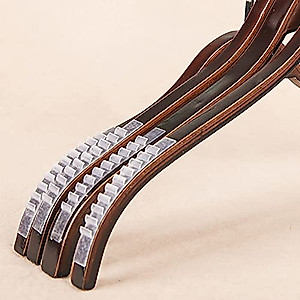 Clear Non Slip Rubber Hanger Grips, Clothes Hanger Strips Adhesive Clothes Hanger Grippers for Clothes Hangers(200 Pcs)